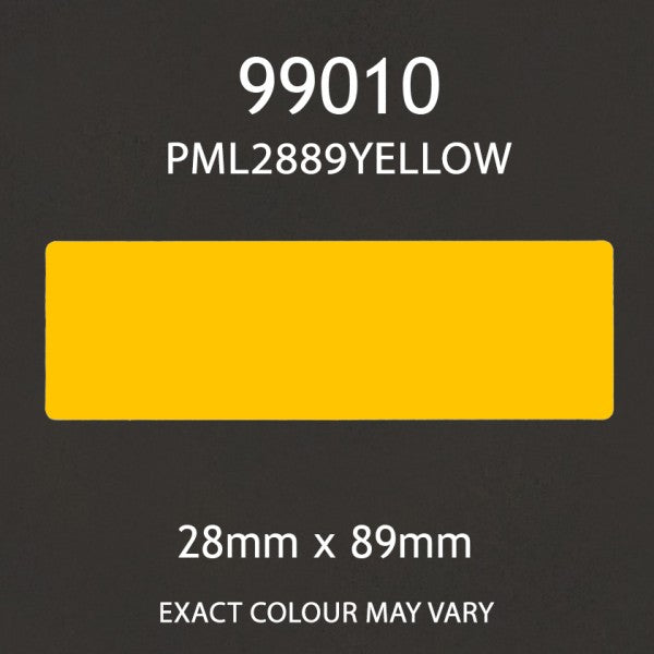 Yellow Address Label 28mm x 89mm – Get Labels