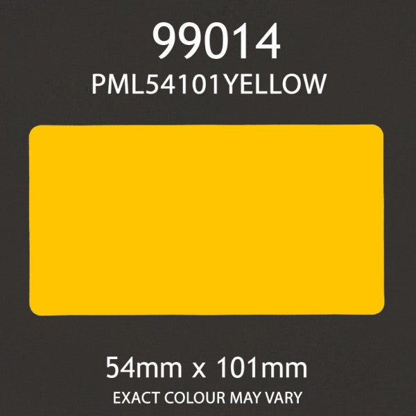 Address Label Yellow 54mm x 101mm – Get Labels